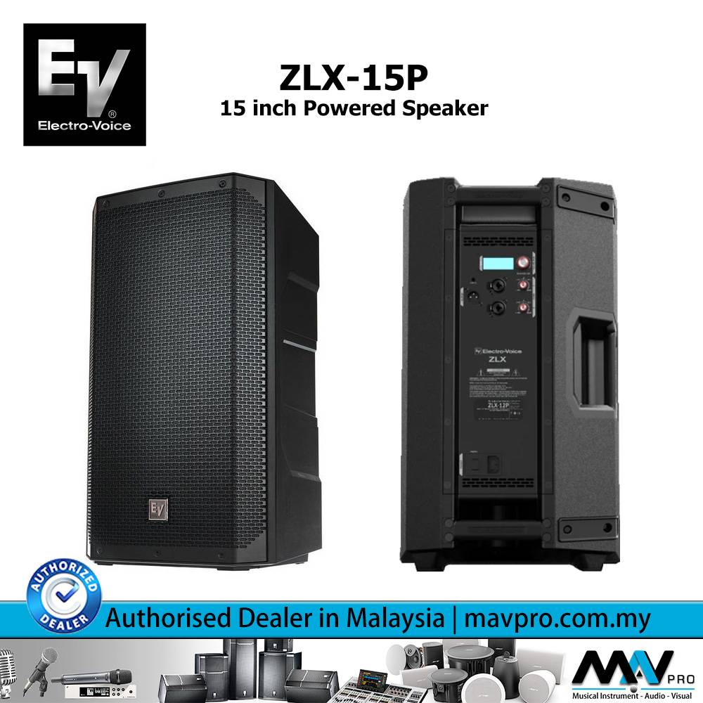 Electro voice zlx 15p 15 2 way powered loudspeaker