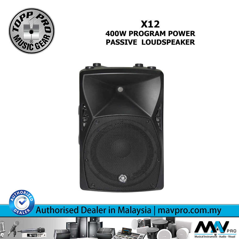 Topp Pro X 12 400W Program Power Passive Loudspeaker (X12 / X-12) l ...